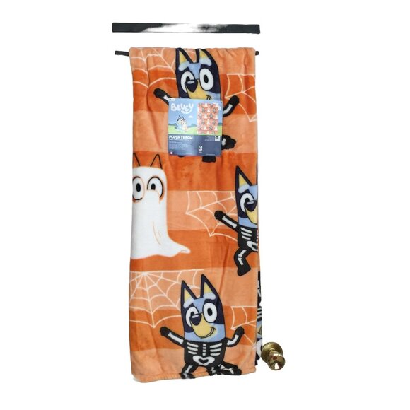 Bluey | Bedding | Bluey Halloween Skeleton Bluey Ghost Bingo Plush ...